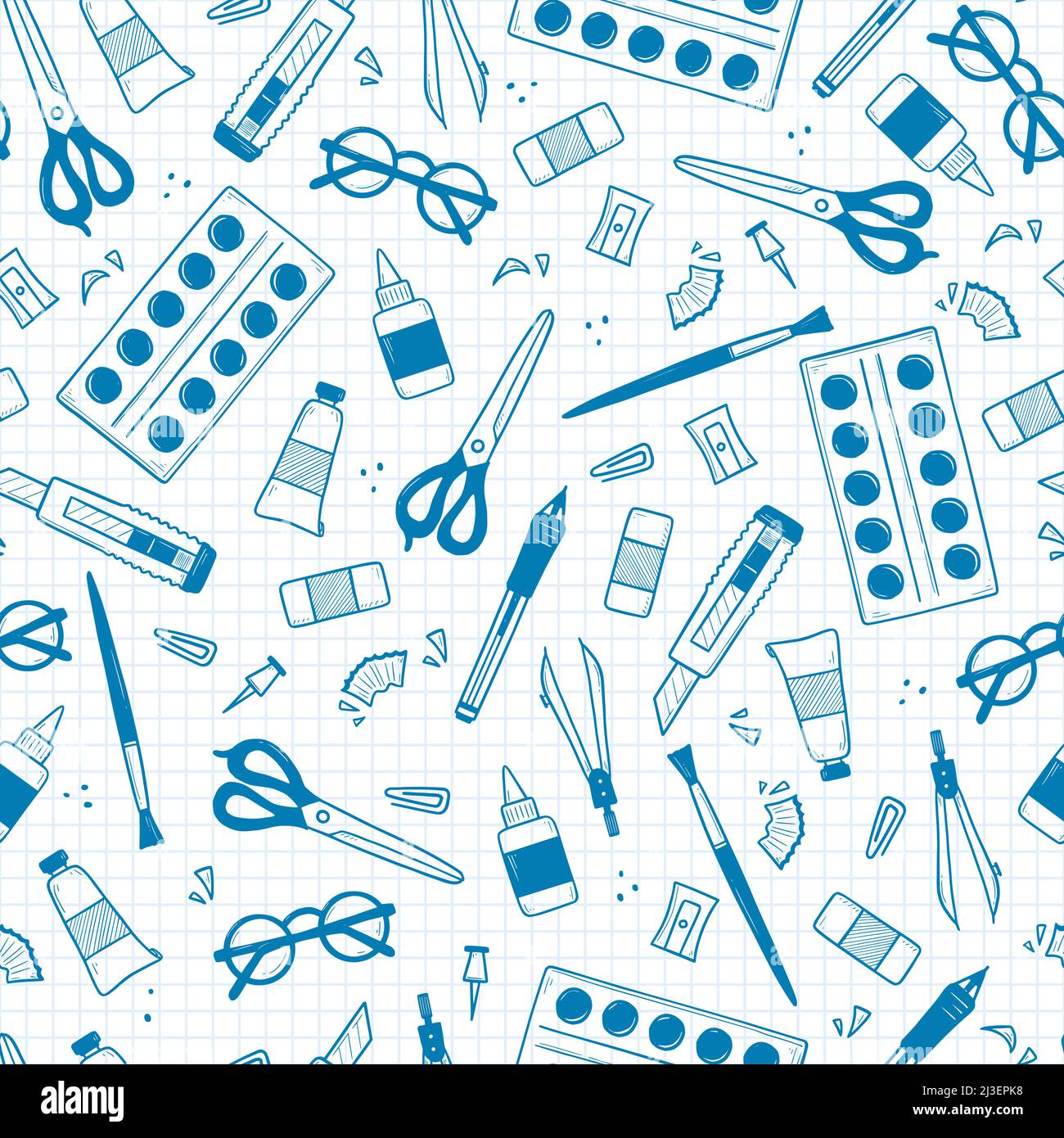 Eraser On Paper Pattern