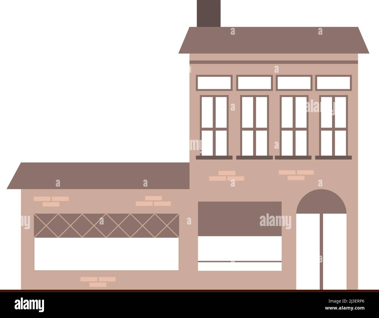building commercial facade Stock Vector Image & Art - Alamy