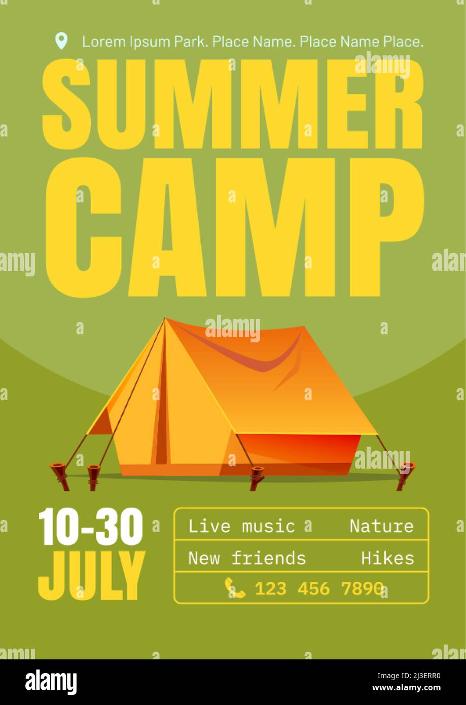 Cartoon Camping