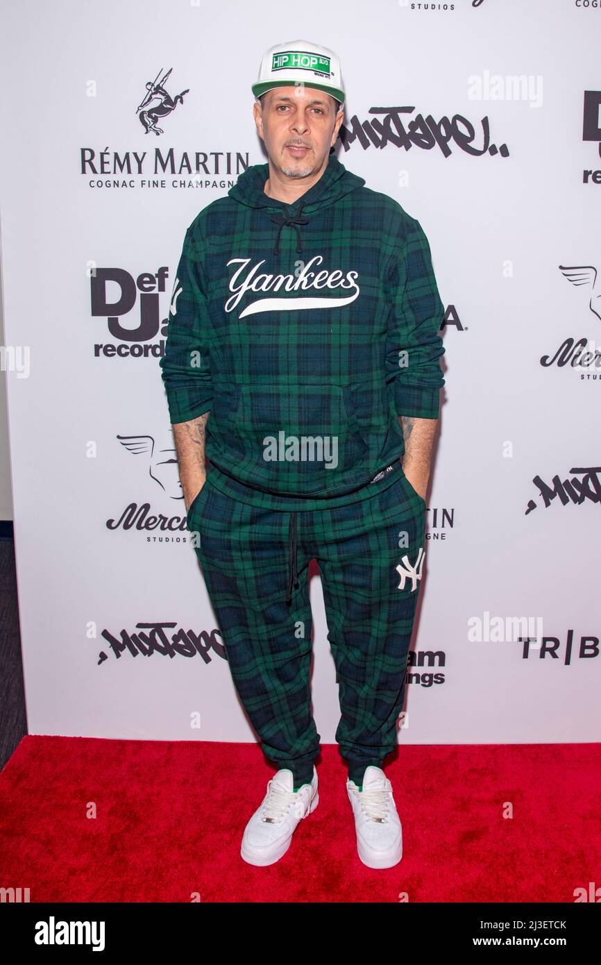 NEW YORK, NEW YORK - APRIL 07: Tony Touch attends the world premiere of ...