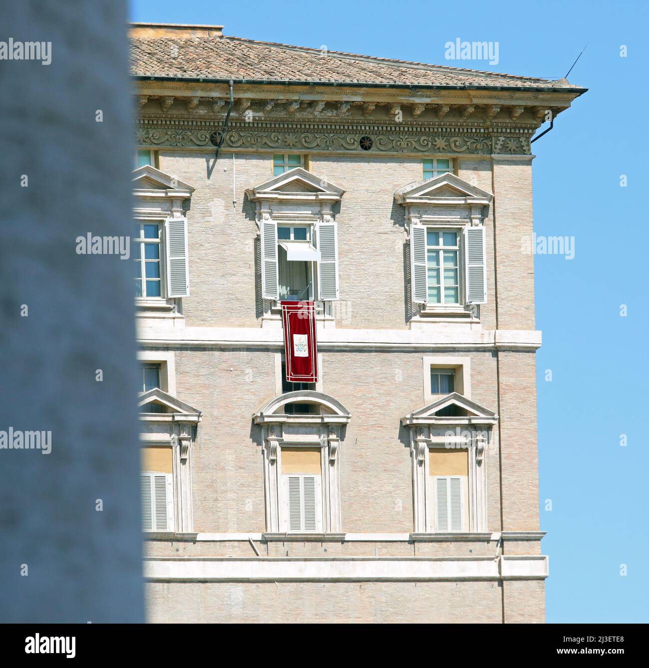 The window of the apostolic palace hi-res stock photography and images ...