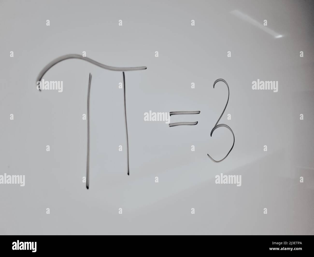 mathematical symbols of an equation from a mathematics lecture on a ...