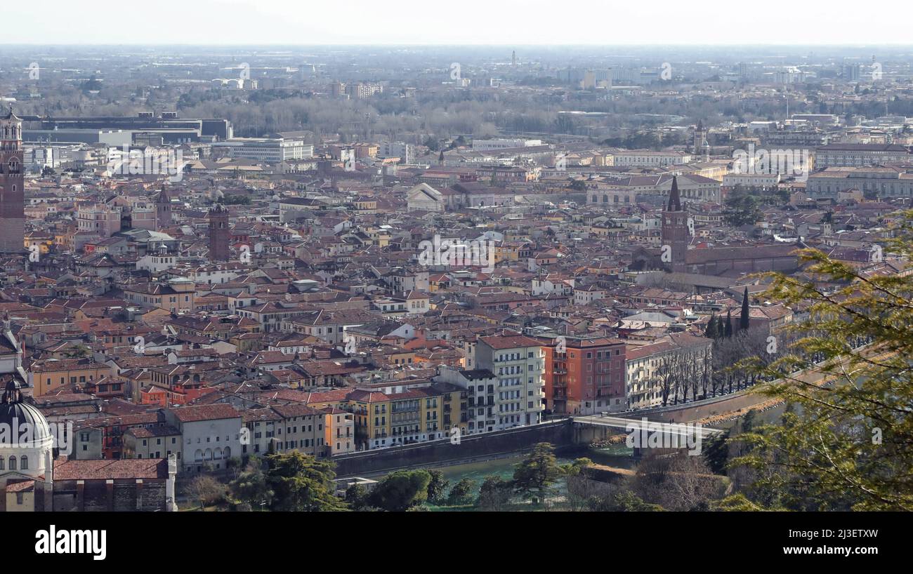 Roman arena verona rooftop hi-res stock photography and images - Alamy