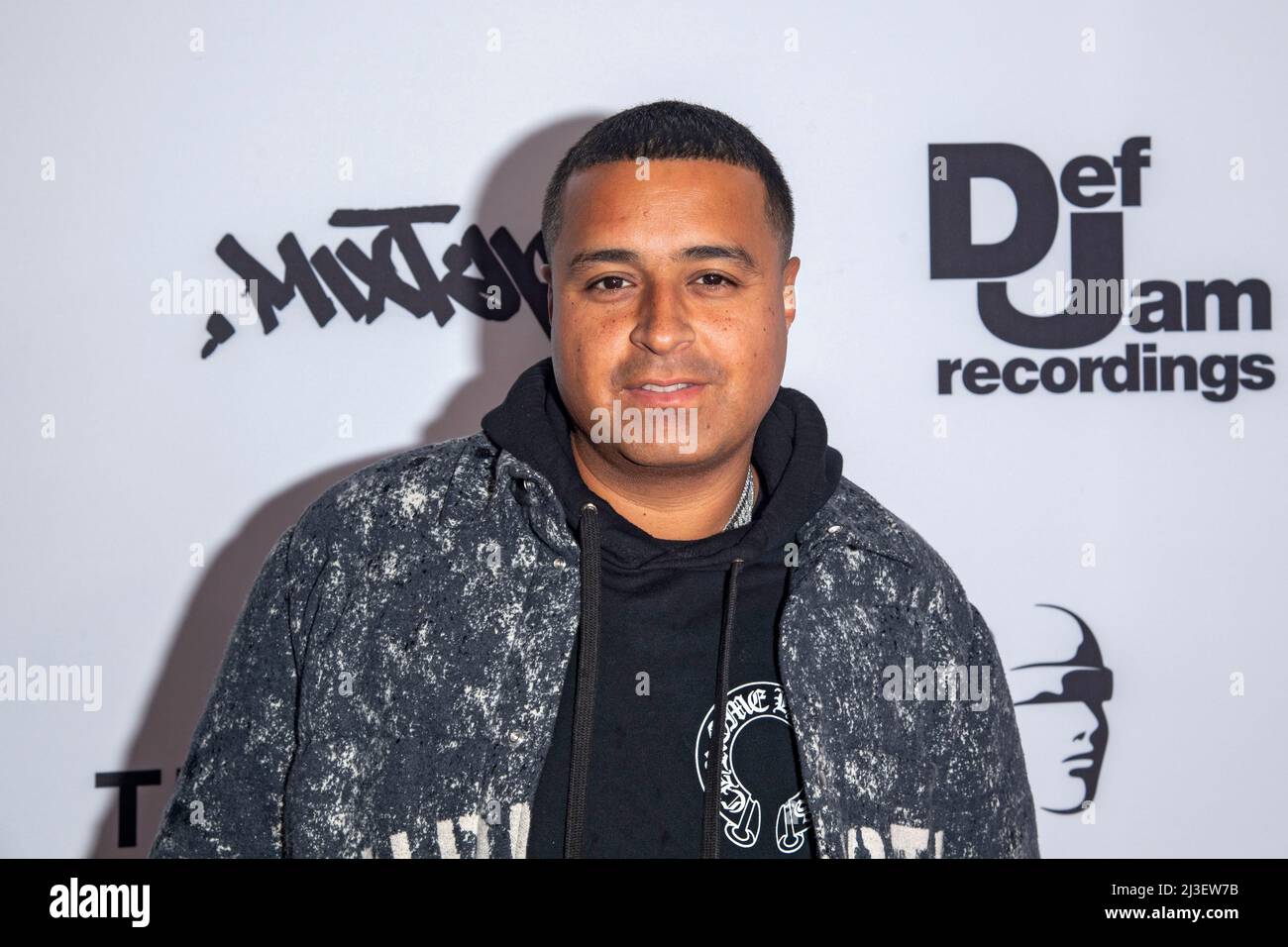 NEW YORK, NEW YORK - APRIL 07: DJ Camilo attends the world premiere of ...