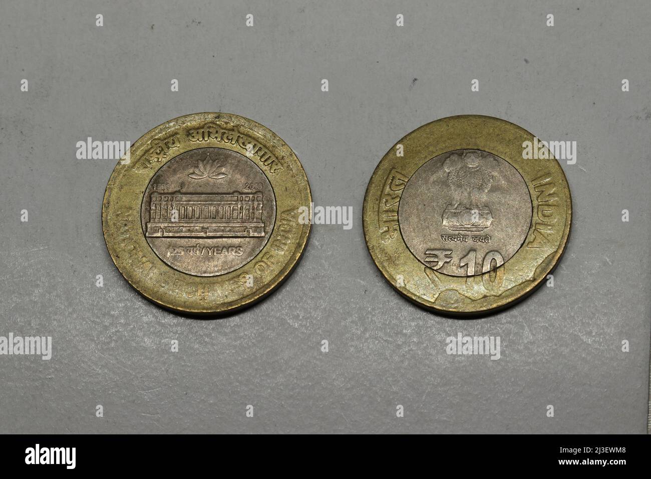 Indian Currency Ten Rupees Coin, Indian Currency, Money, Ten Rupees old ...