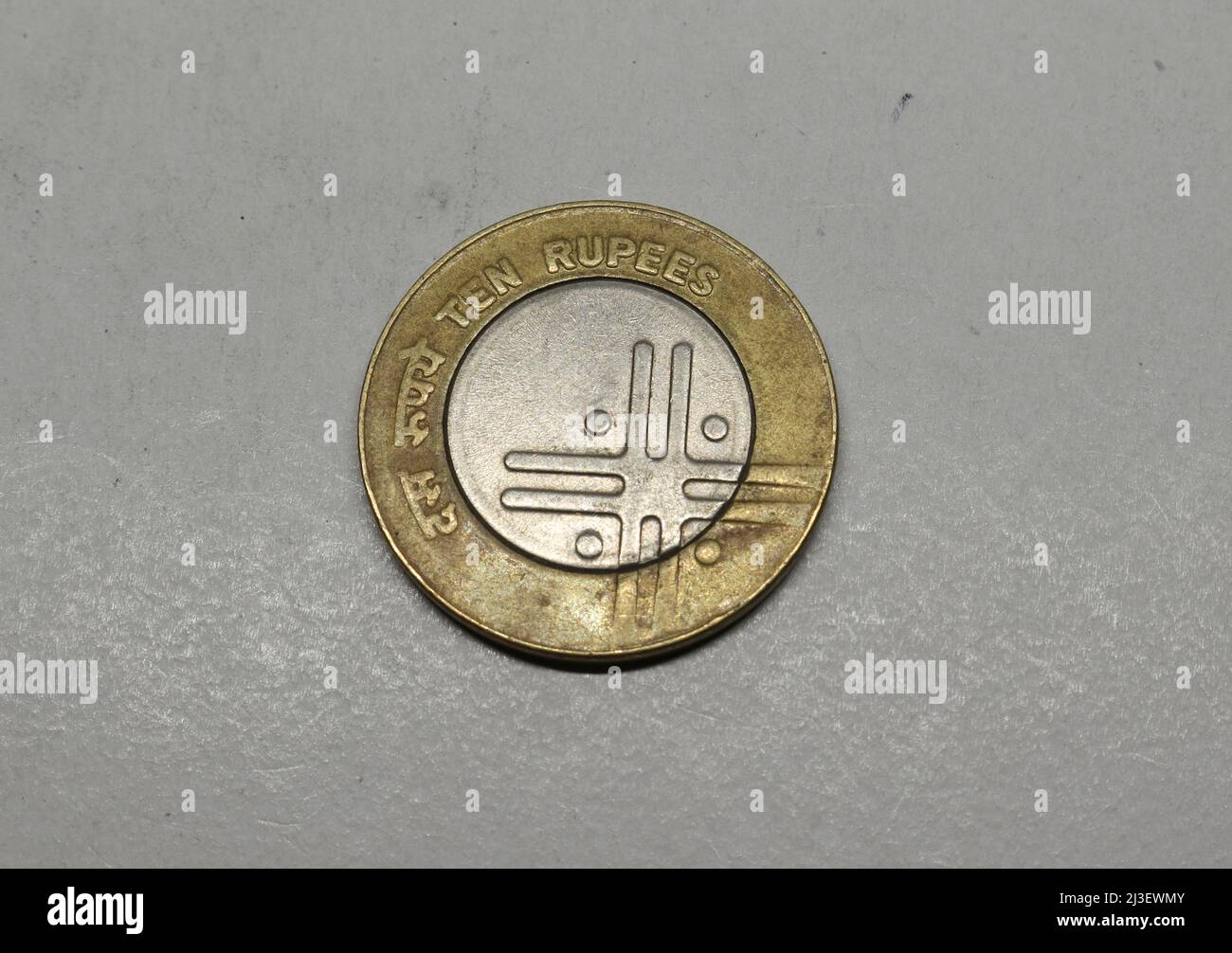 Indian Currency Ten Rupees Coin, Indian Currency, Money, Ten Rupees old ...