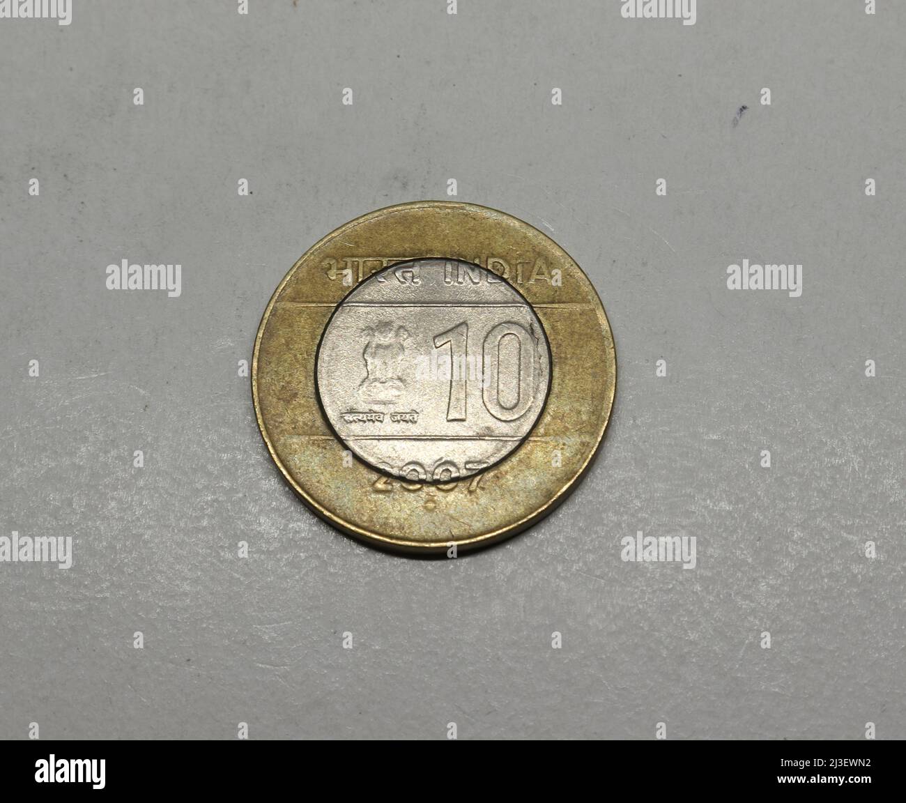 Indian Currency Ten Rupees Coin, Indian Currency, Money, Ten Rupees old ...