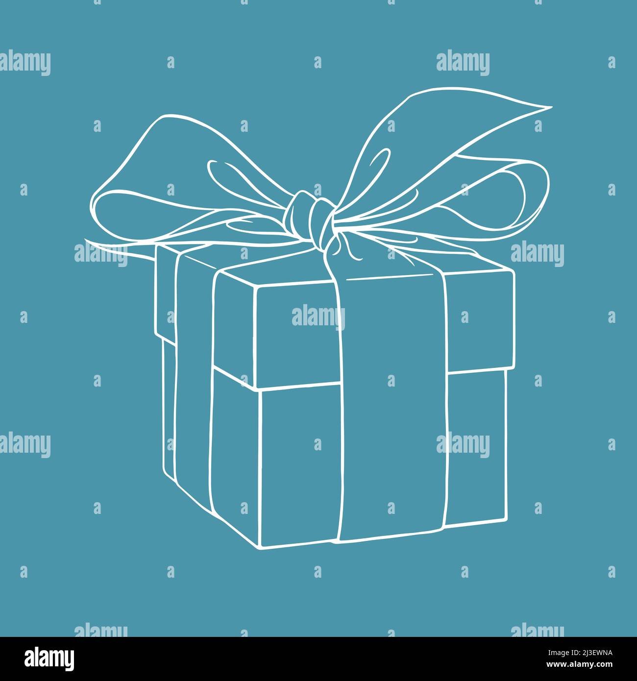 Gift Box. Vector illustration Stock Vector Image & Art - Alamy