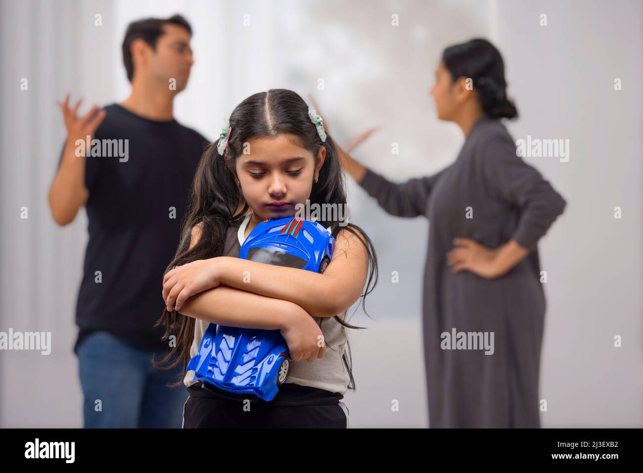 Indian mother daughter unhappy hi-res stock photography and images - Alamy