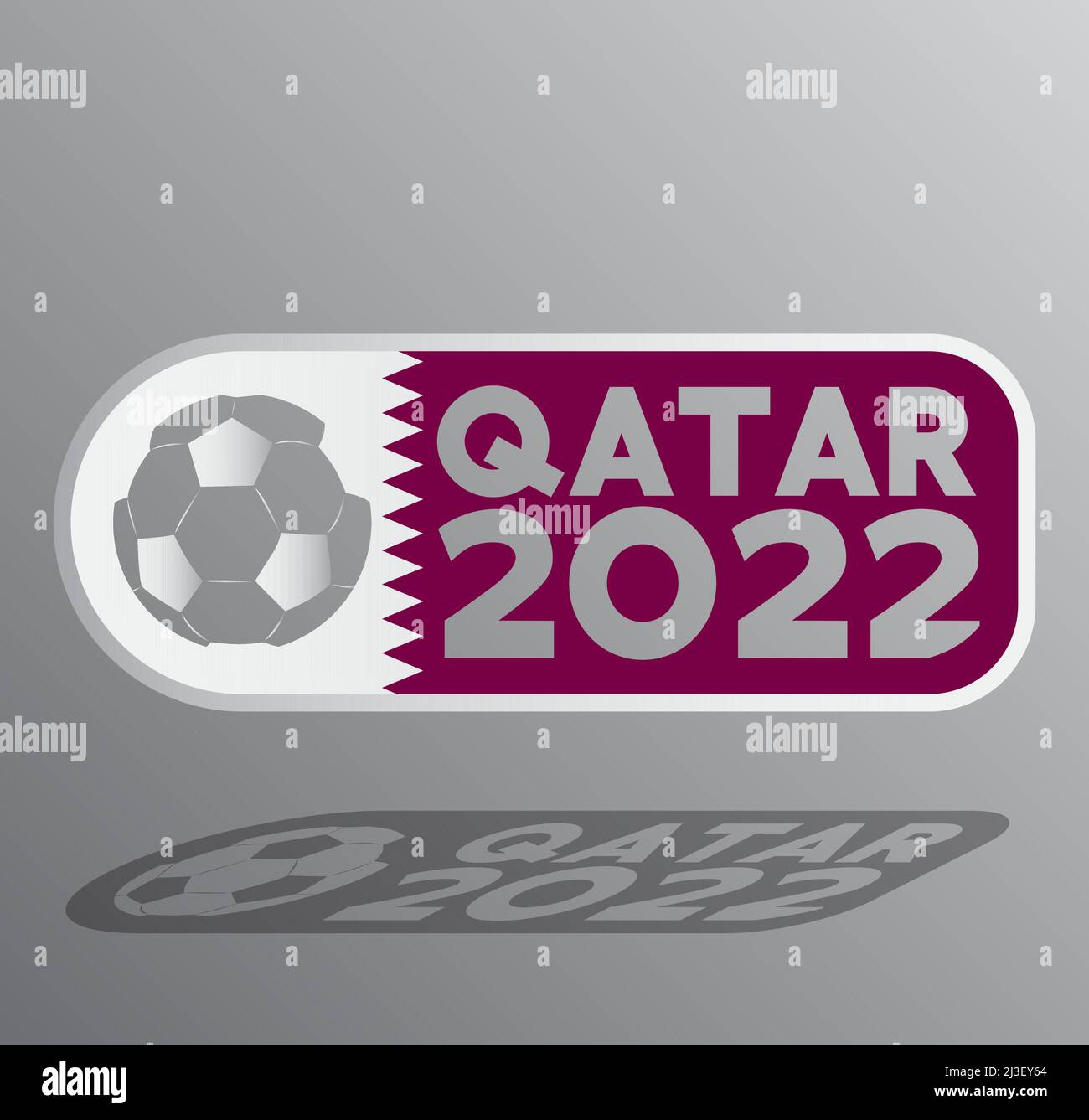 Qatar 2022 Message. Sticker, icon, button, notification and Social ...