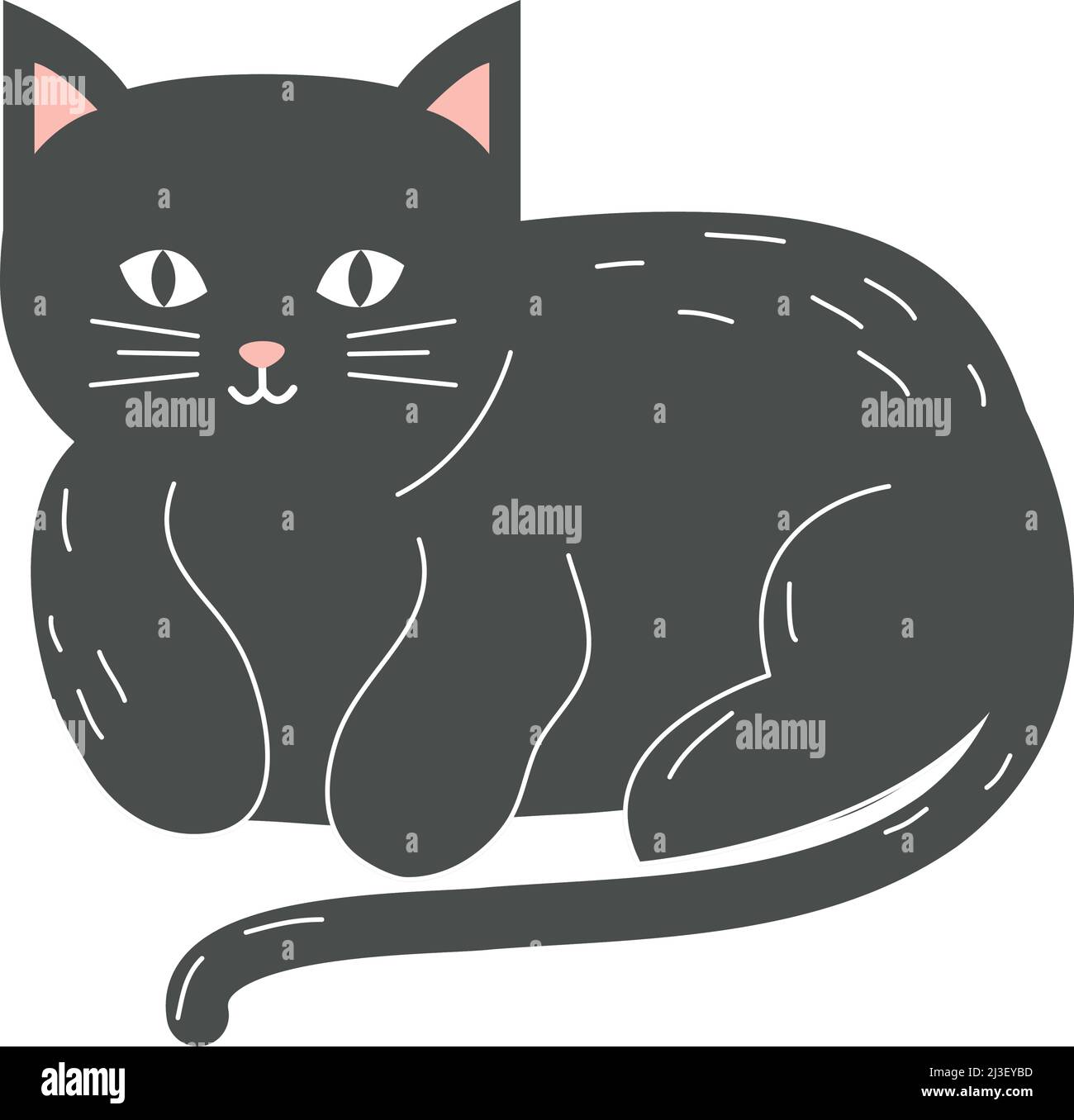 black cat icon Stock Vector Image & Art - Alamy