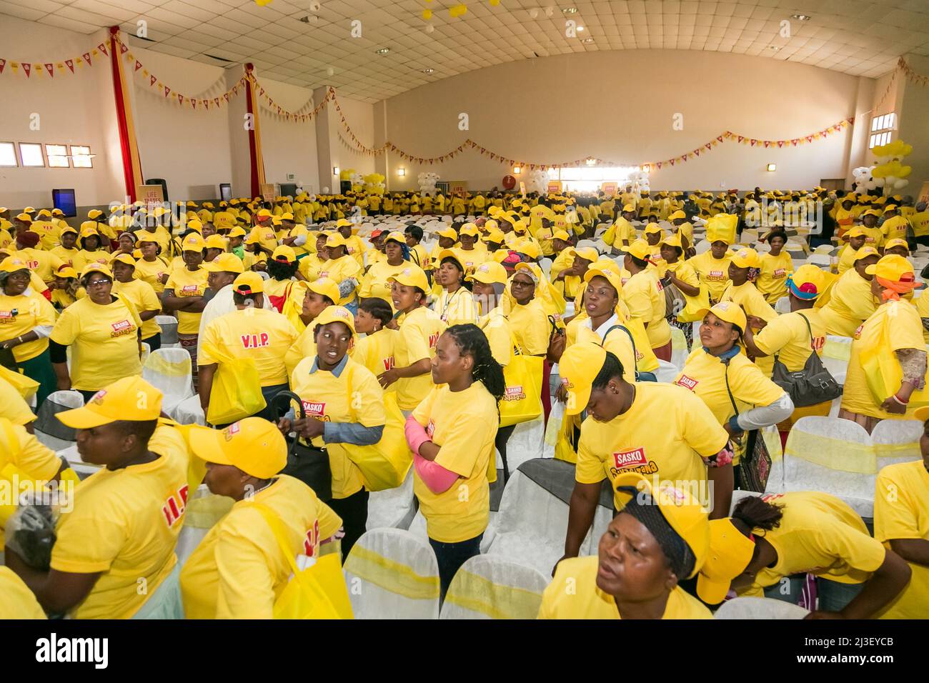 Johannesburg, South Africa - September 17, 2015: African community ...