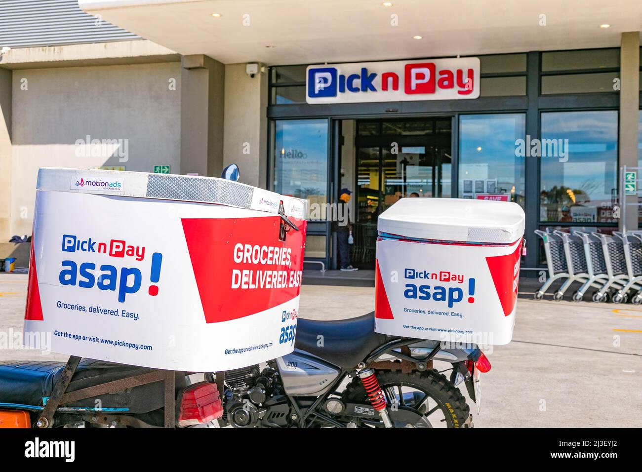 Cape Town, South Africa - September 9, 2021: Express Service delivery ...