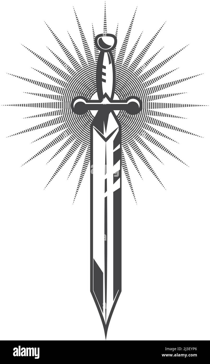 tattoo vintage dagger Stock Vector Image & Art - Alamy