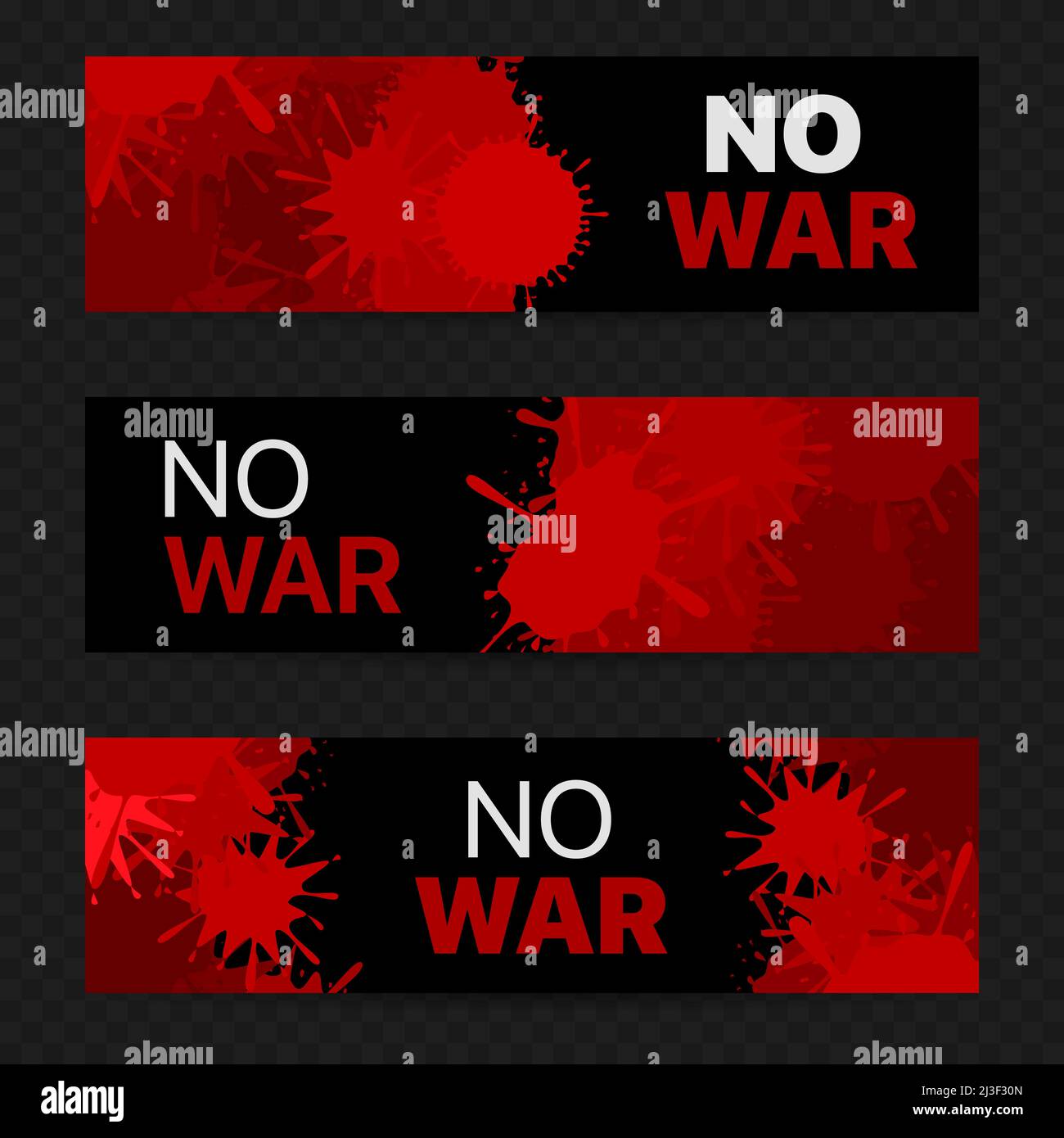 No war banner set. Vector illustration Stock Vector Image & Art - Alamy
