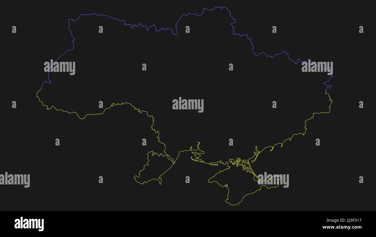 Sea of azov ukraine map Stock Vector Images - Alamy