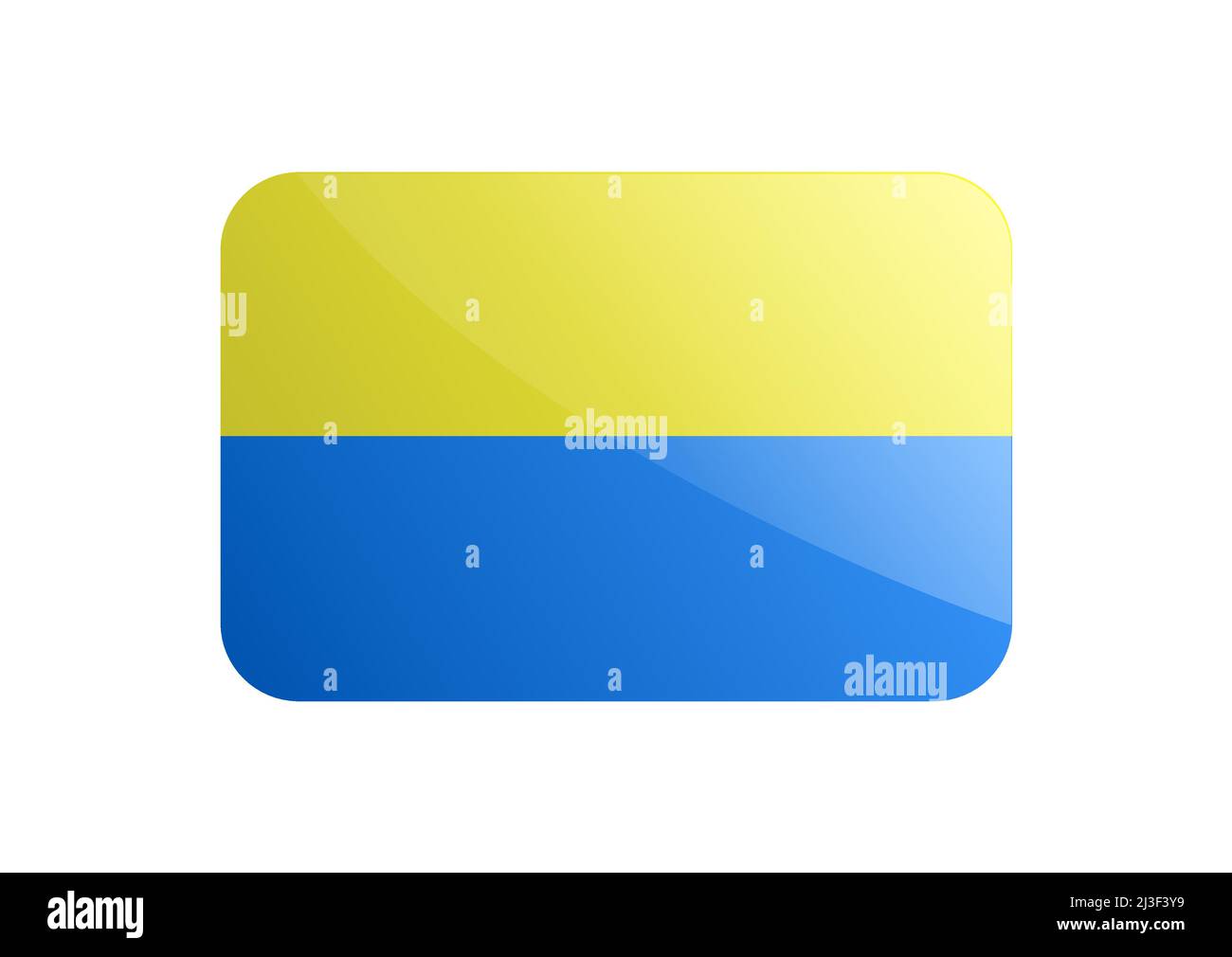 Blue yellow simple Ukraine flag Stock Vector Image & Art - Alamy