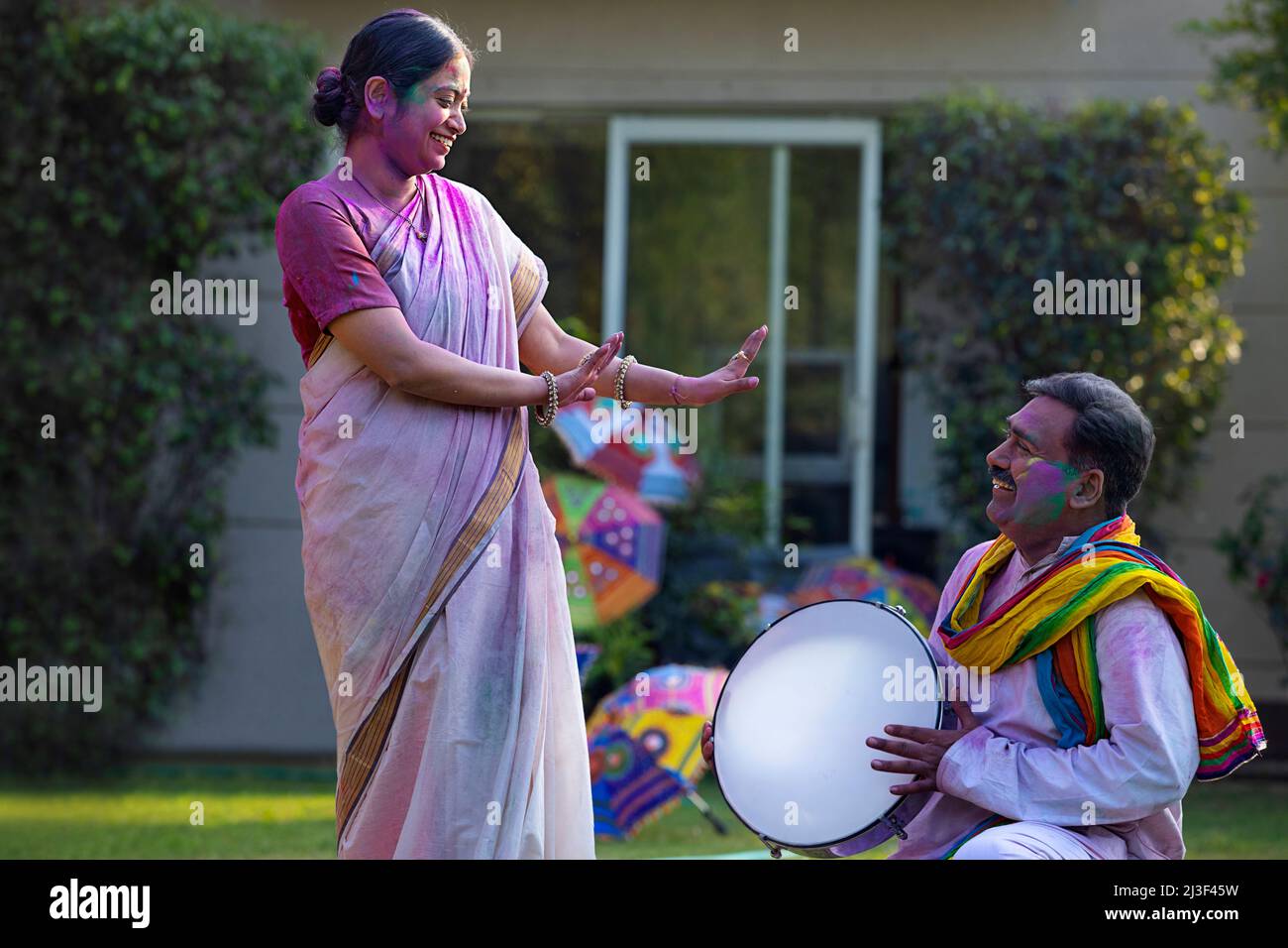 Middle Aged Couple Dancing