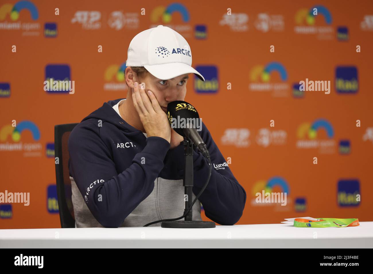 MIAMI GARDENS, FLORIDA - APRIL 01: Casper Rudd of Norway at the Miami ...