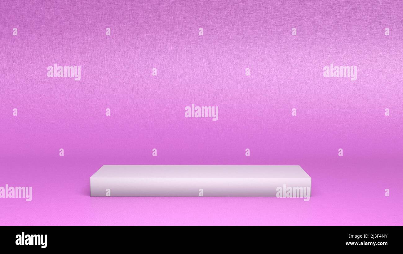 3D Render : Scene with 3D Abstract geometry shape background. podium ...