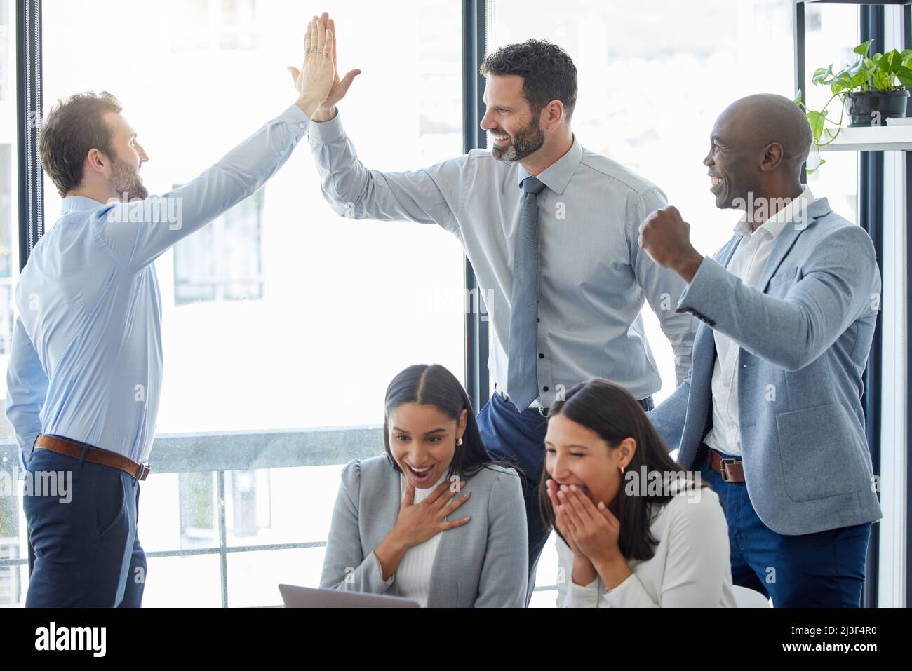 Our greatest accomplishments have come from team work. Shot of a group ...