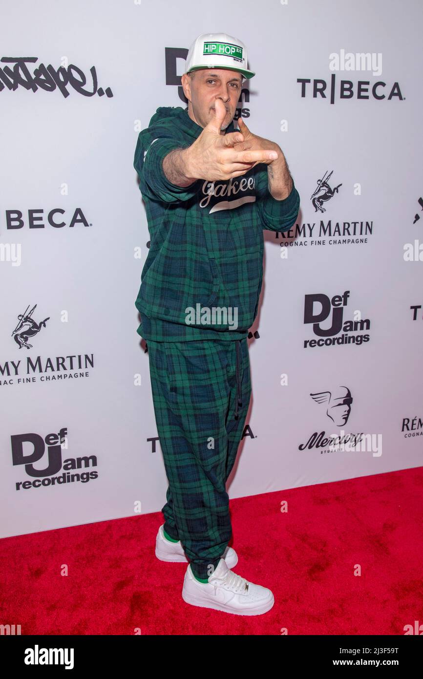 New York, United States. 07th Apr, 2022. Tony Touch attends the world ...