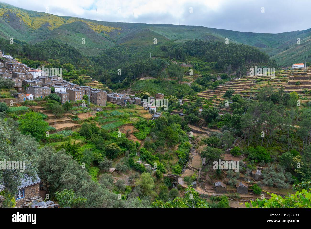 Panorama of Piodao village in Portugal Stock Photo - Alamy