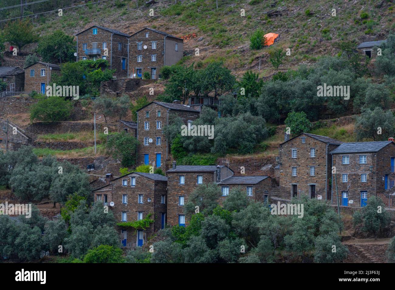 Panorama of Piodao village in Portugal Stock Photo - Alamy