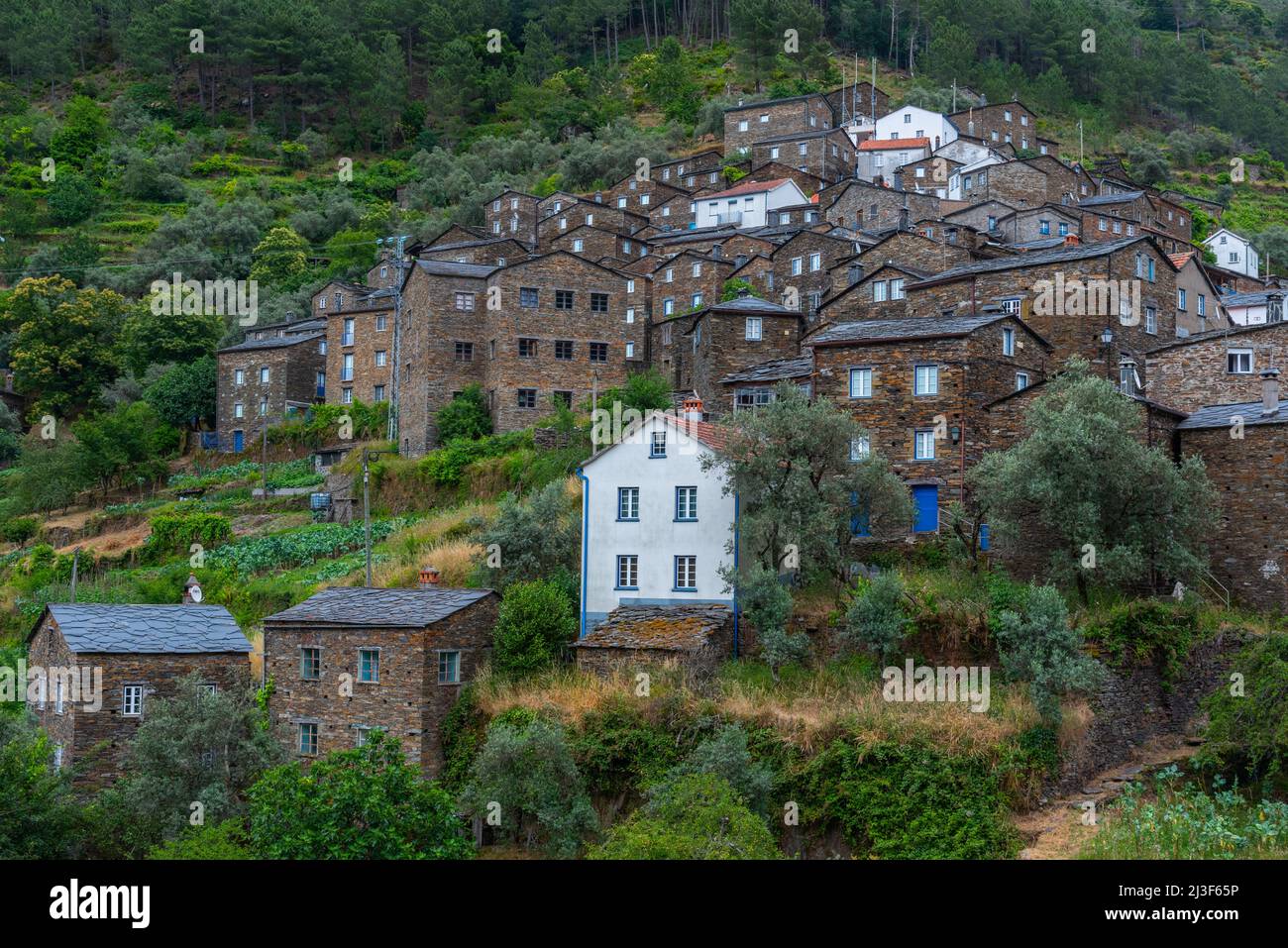 Panorama of Piodao village in Portugal Stock Photo - Alamy