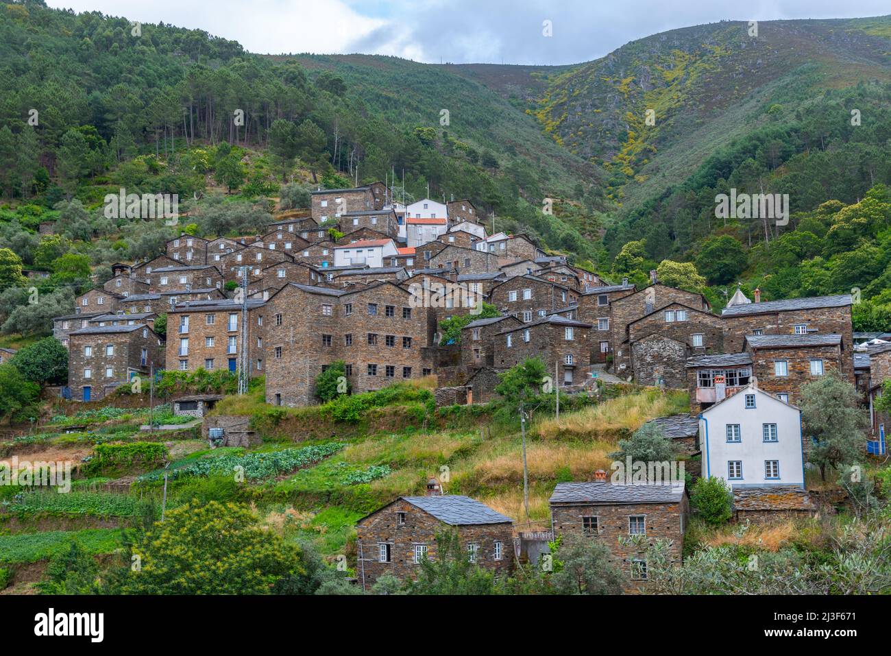 Panorama of Piodao village in Portugal Stock Photo - Alamy