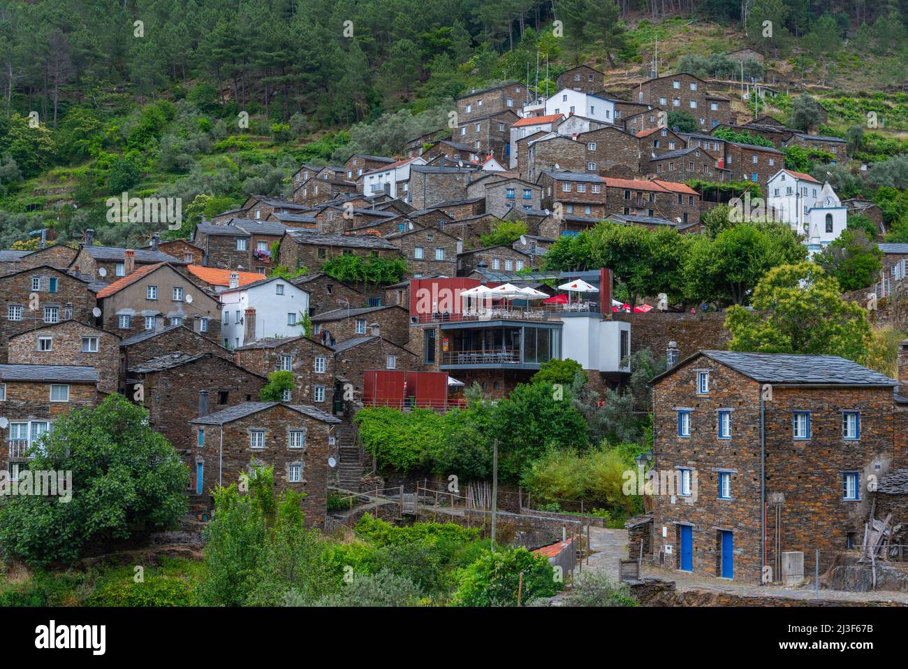 Panorama of Piodao village in Portugal Stock Photo - Alamy