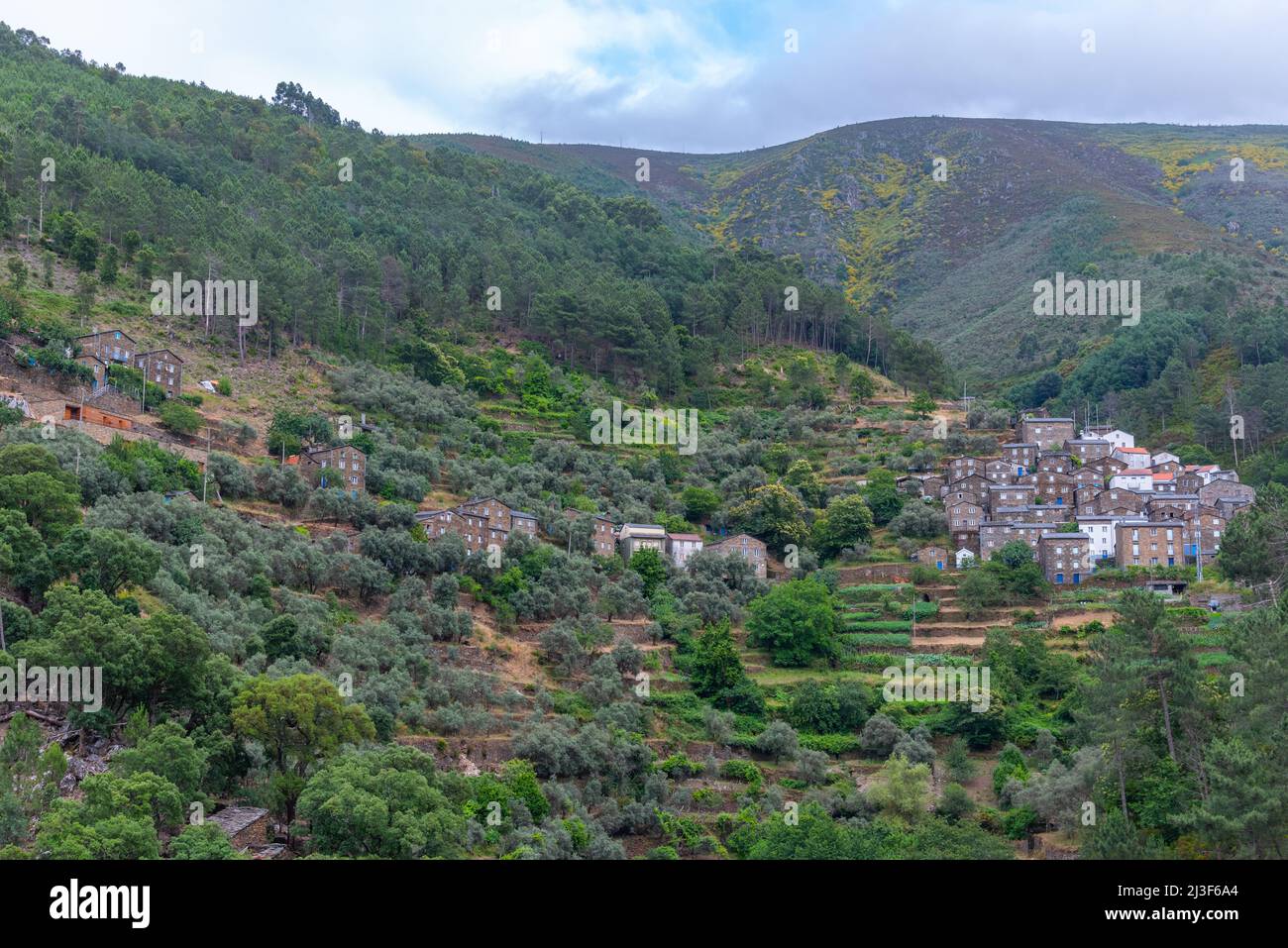 Panorama of Piodao village in Portugal Stock Photo - Alamy