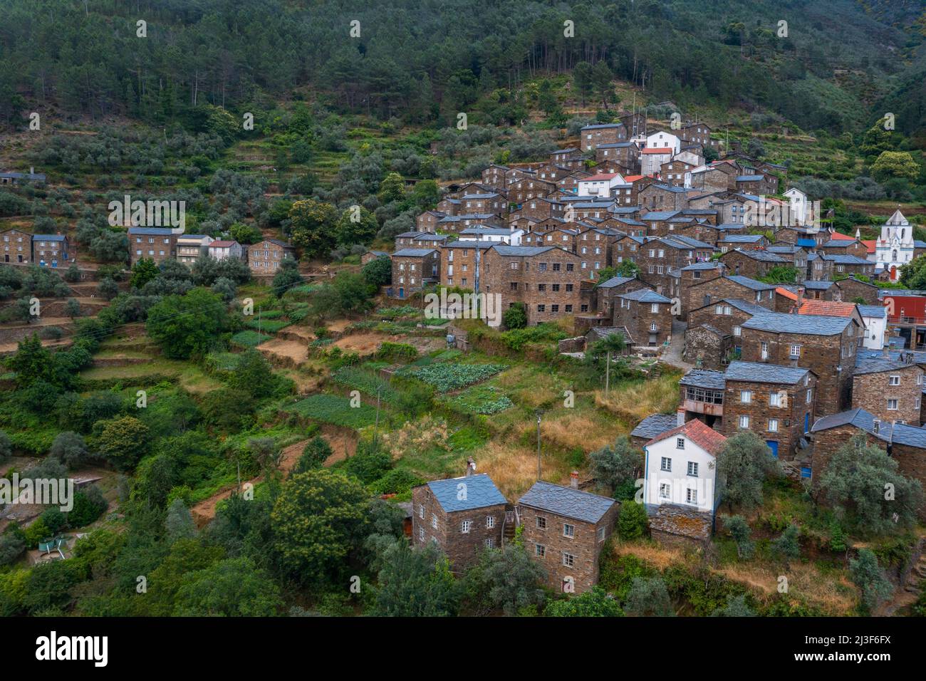 Panorama of Piodao village in Portugal Stock Photo - Alamy