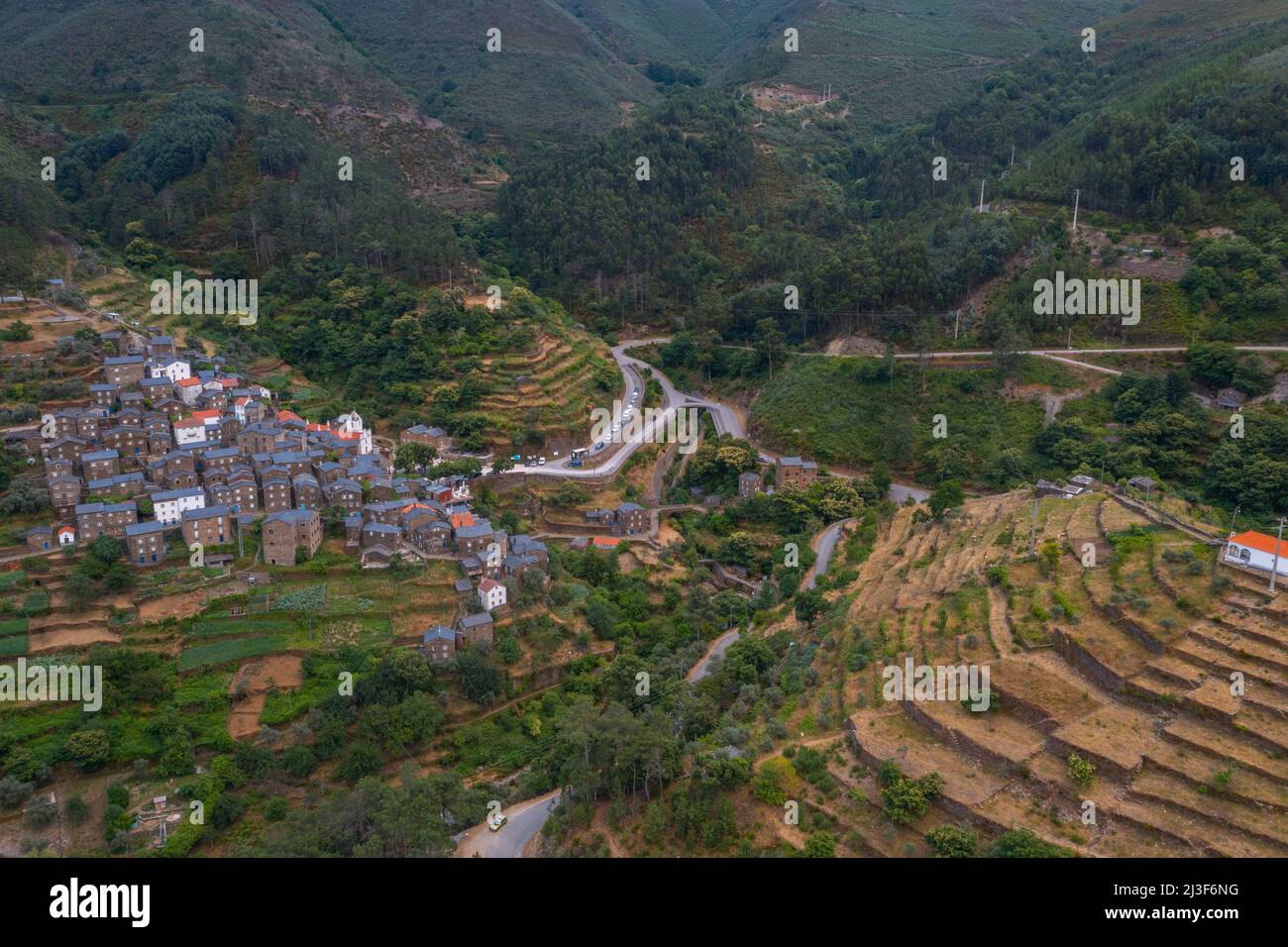 Panorama of Piodao village in Portugal Stock Photo - Alamy