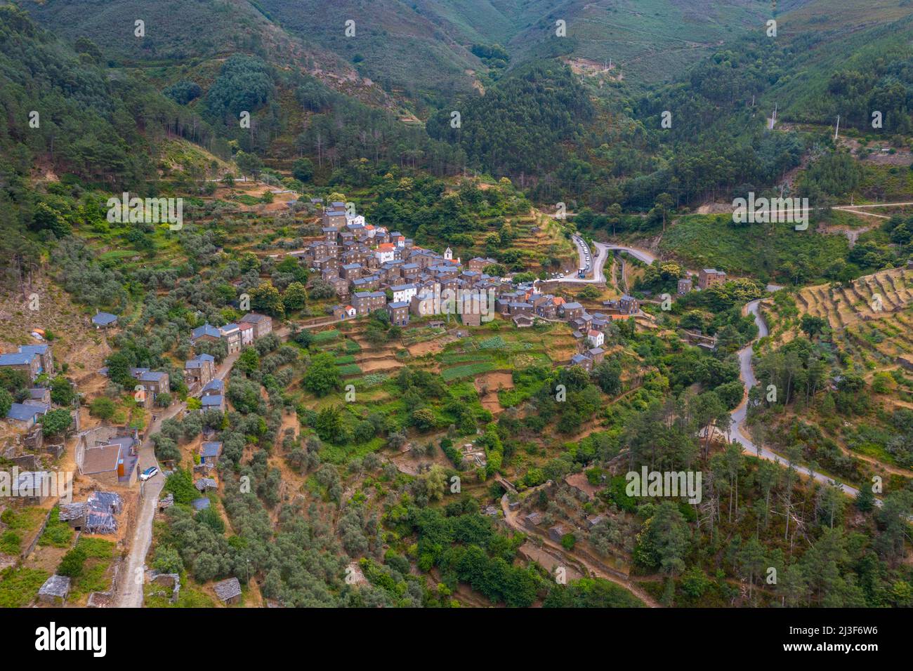 Panorama of Piodao village in Portugal Stock Photo - Alamy
