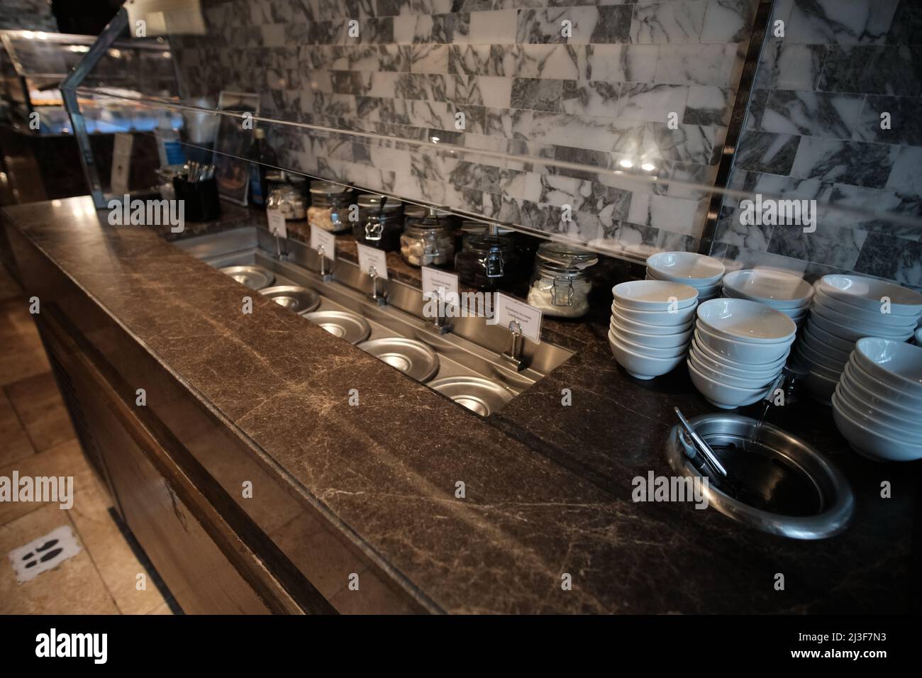 Lunch Buffet Serving Line at J W Marriott Cafe JW Marriott Hotel, 4 ...