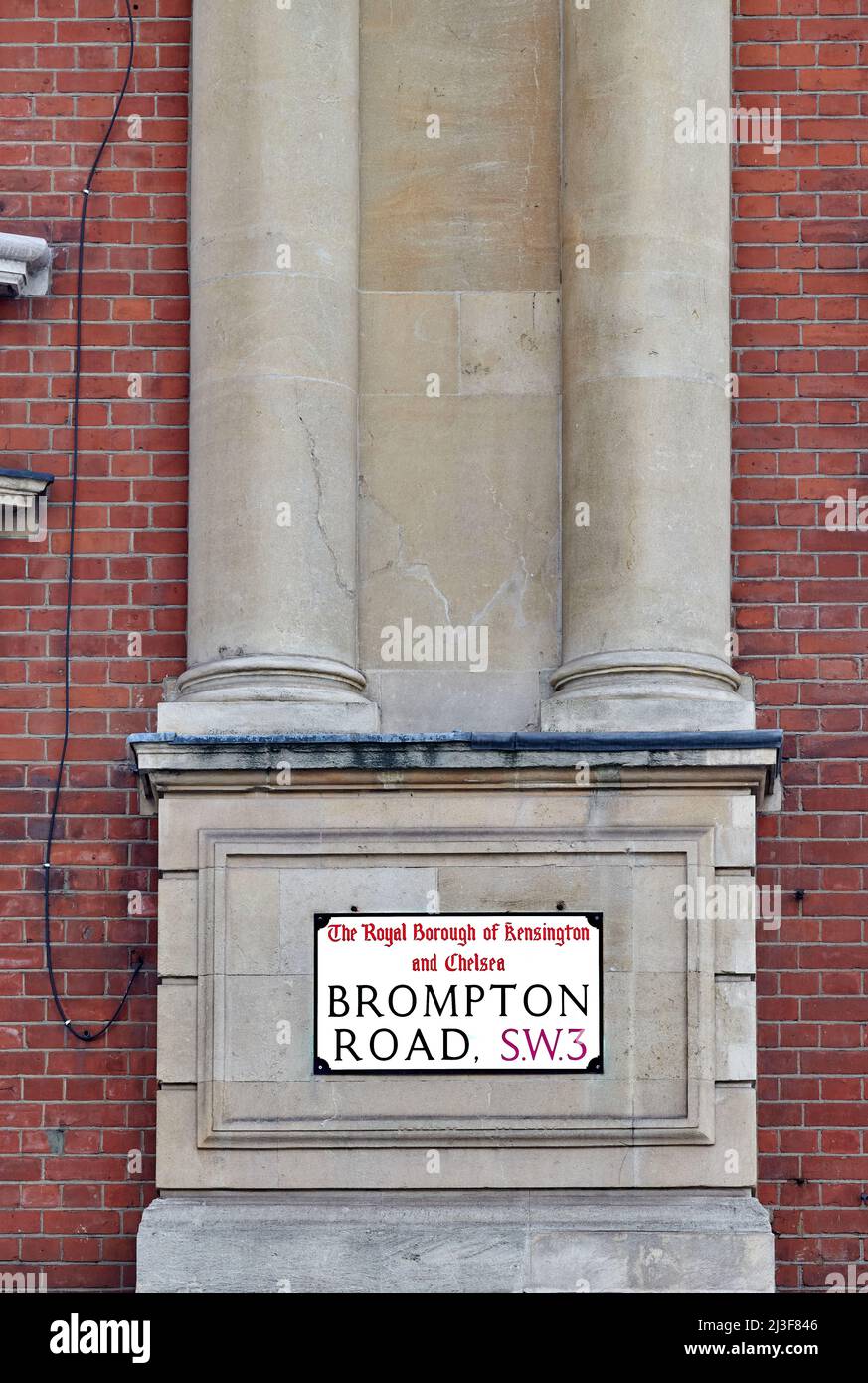 Street sign royal borough kensington and chelsea london sw3 engl hi-res ...