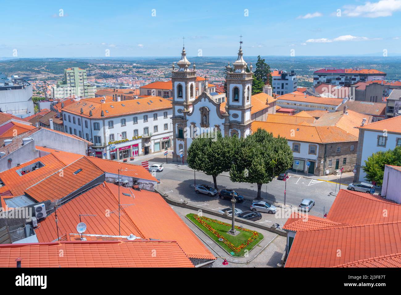Church of Mercy in Guarda town in Portugal Stock Photo - Alamy