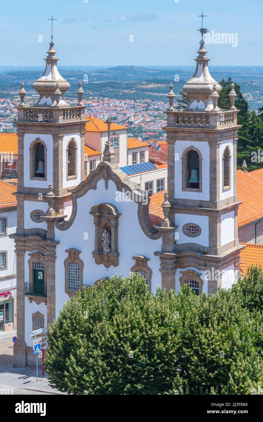 Church of Mercy in Guarda town in Portugal Stock Photo - Alamy