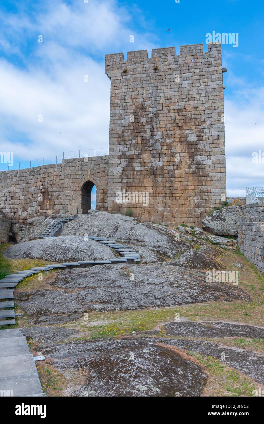 Old castle in Linhares, Portugal Stock Photo - Alamy