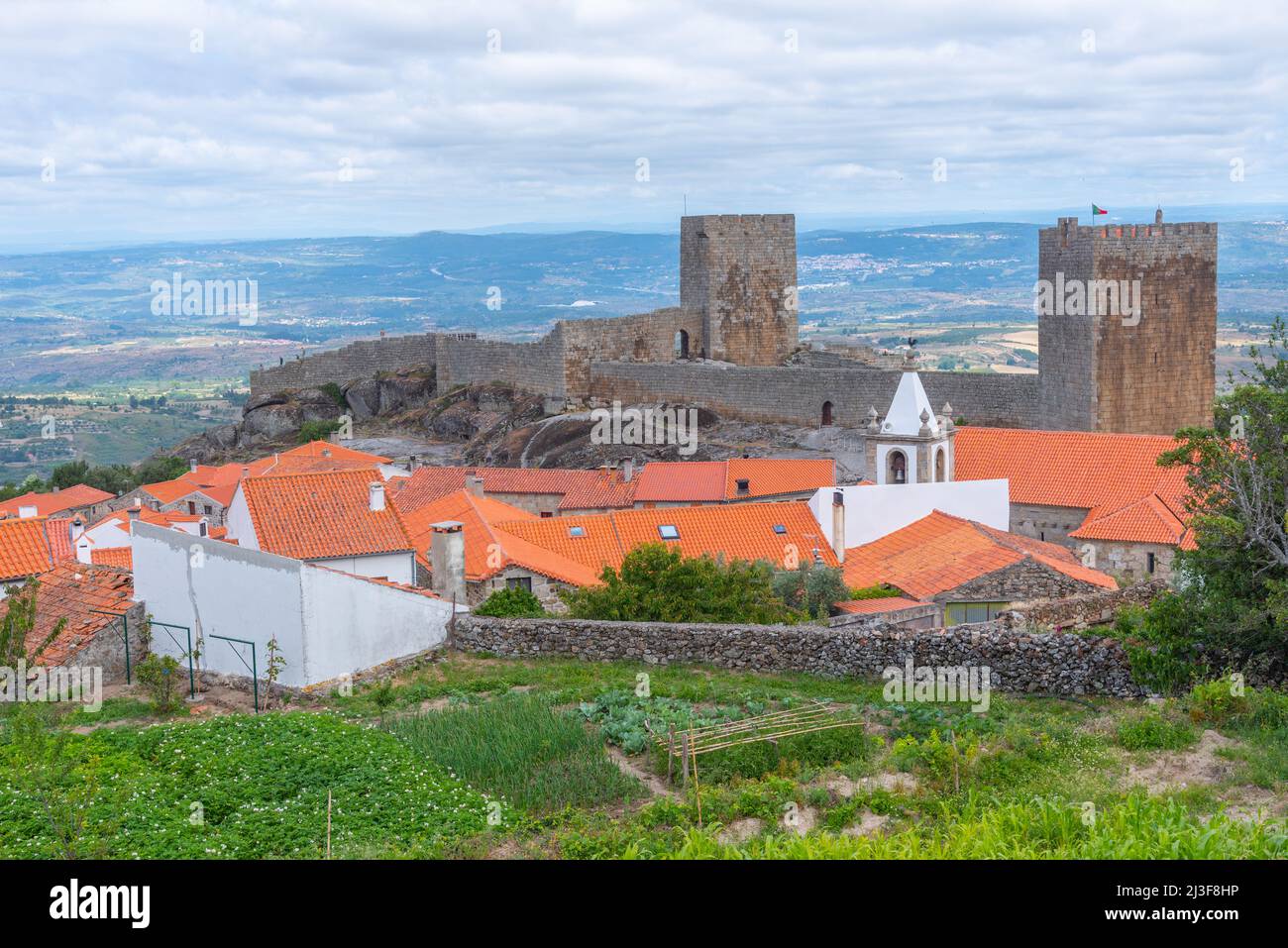 Old castle in Linhares, Portugal Stock Photo - Alamy