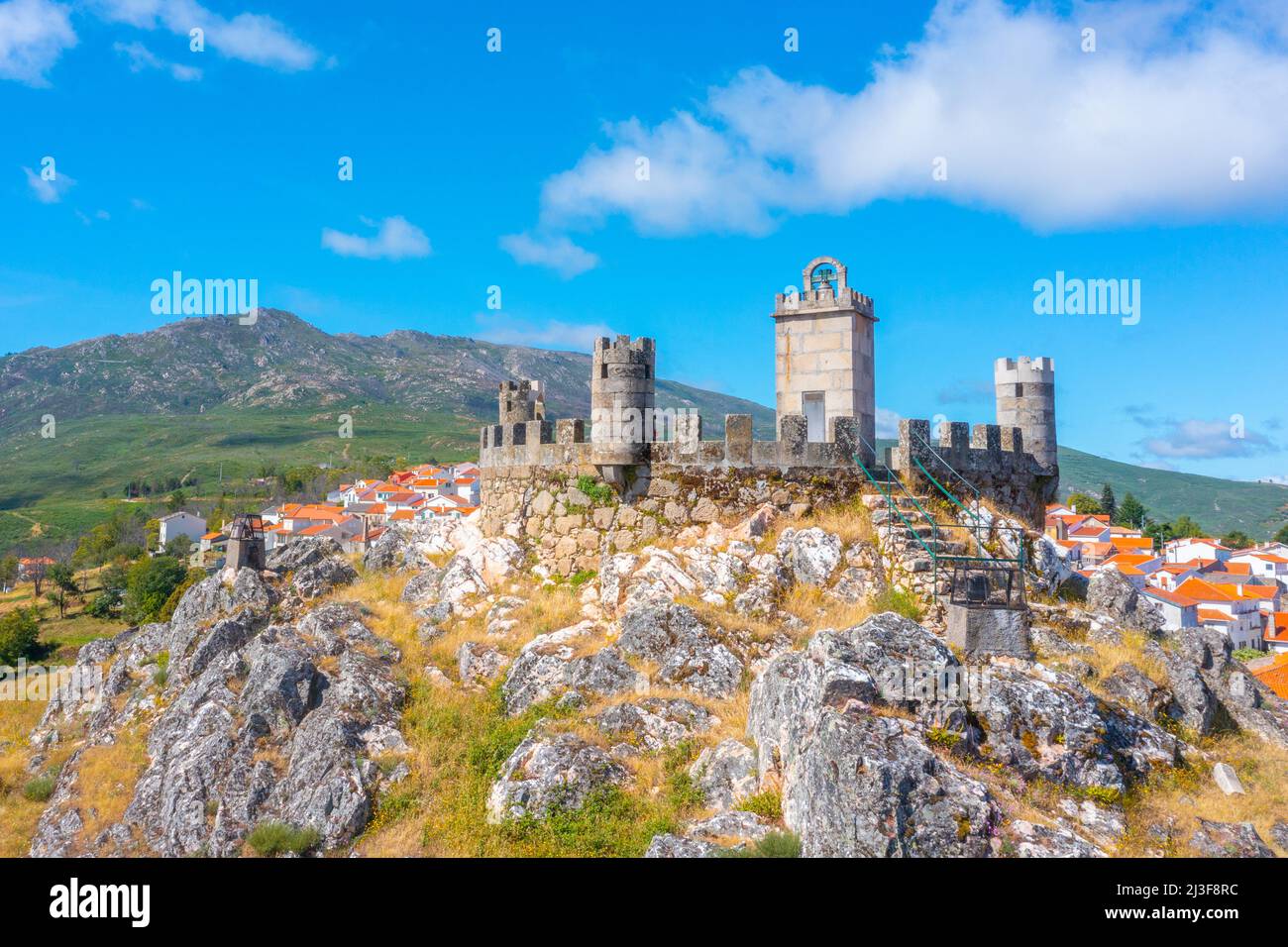 Old castle in Folgosinho, Portugal Stock Photo - Alamy