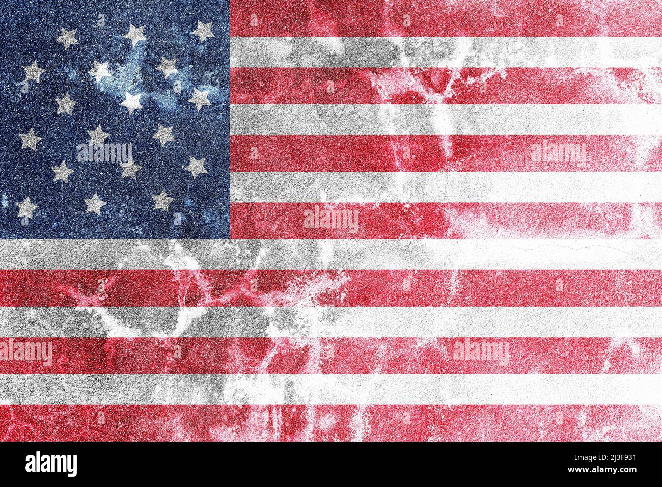 Distressed american flag hi-res stock photography and images - Alamy