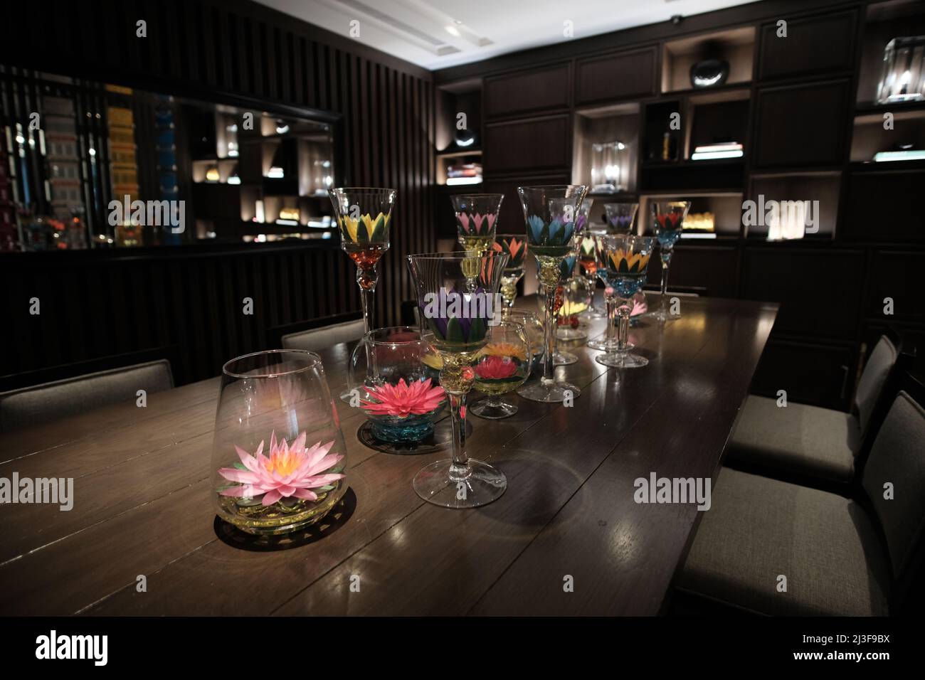 Songkran Decorations JW Marriott Lobby Bangkok Thailand April 2022 ...