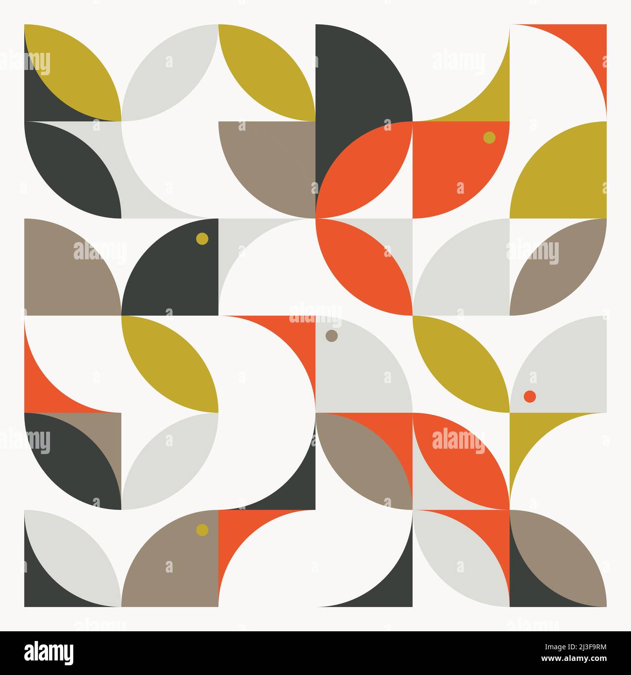 Abstract vector pattern artwork made with various geometry shapes and ...