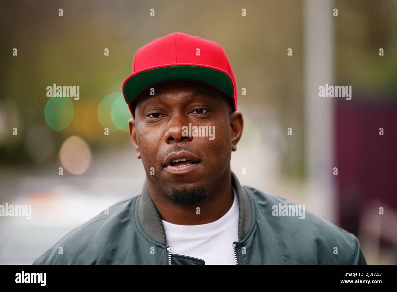 Grime artist Dizzee Rascal, real name Dylan Kwabena Mills, arrives at ...