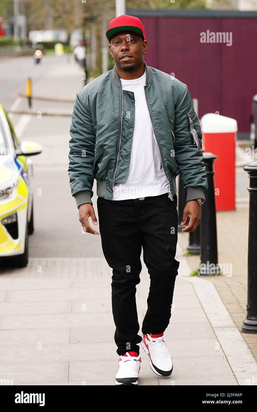 Grime artist Dizzee Rascal, real name Dylan Kwabena Mills, arrives at ...