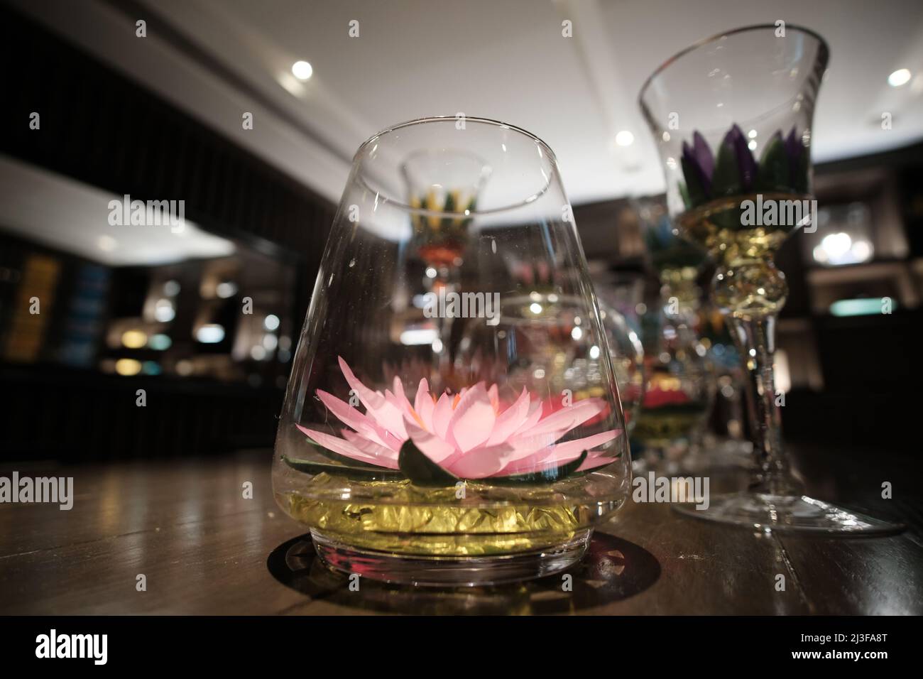 Songkran Decorations JW Marriott Lobby Bangkok Thailand April 2022 ...