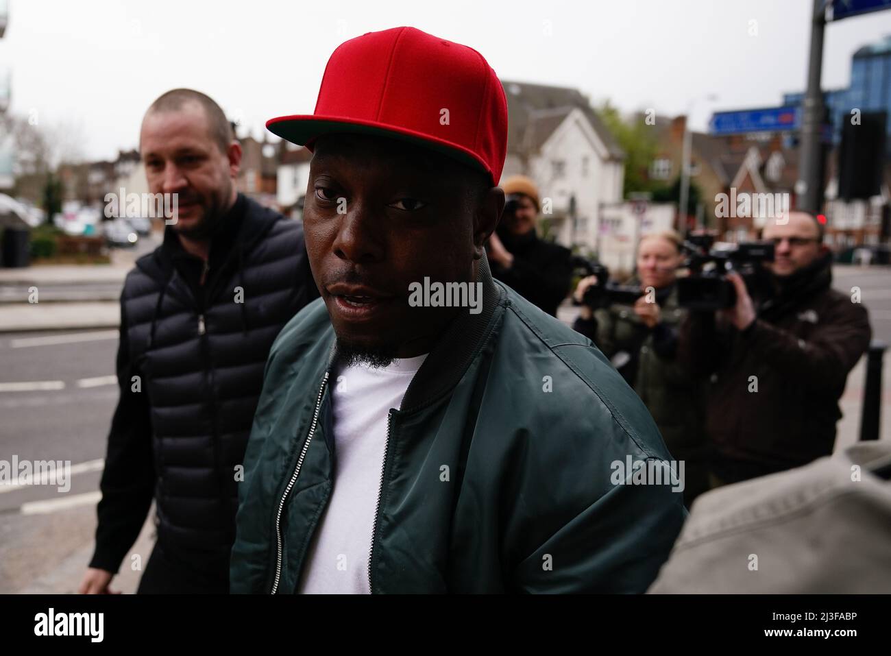 Grime artist Dizzee Rascal, real name Dylan Kwabena Mills, arrives at ...
