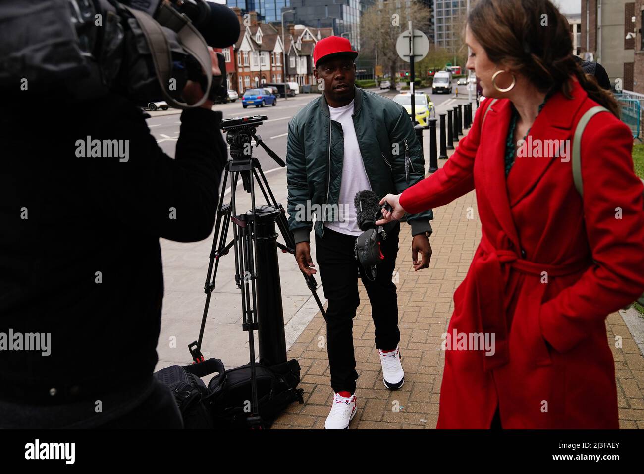 Grime artist Dizzee Rascal, real name Dylan Kwabena Mills, arrives at ...